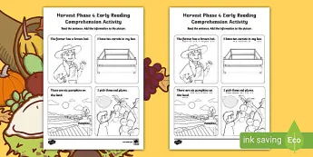 Harvest Reading Comprehensions | twinkl.com.au