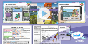 Spanish Classroom Resources - Spanish Free Time Resources