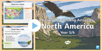 North America Geography KS2 - Geography Resources - Twinkl