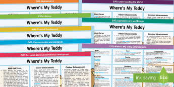 Where’s My Teddy? - EYFS Lesson Planning Resources