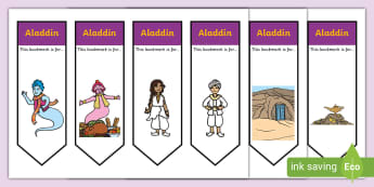 Displays, Visual Aids and Posters - Aladdin Traditional Tale