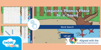 'u' Sound Phase 3a - Stage 5/6 Phonics - Linguistic Phonics - Resources