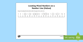 Number Line Mixed Numbers | twinkl.ca