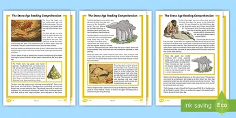Stone Age Reading Passages | twinkl.com.au