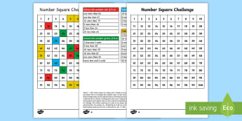 20 Number Square Games and Activities - Twinkl Resources