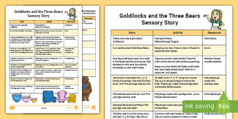 Goldilocks Activities | Early Years | The Three Bears Story