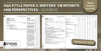 AQA Language Mark Schemes | twinkl.co.uk