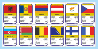 Continents, Countries, Seas & Oceans for Age 9-11 Year 5 & 6