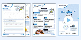One-Armed Robot | Step 3 | Handwriting Scheme | Twinkl