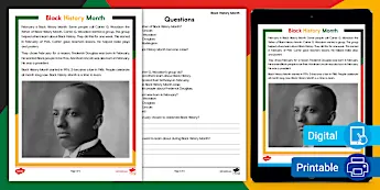 Black History Comprehension Worksheets | twinkl.com