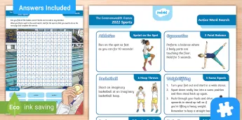 Physical Education Word Searches | twinkl.co.uk