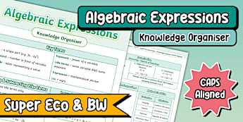 Algebraic Expressions & Equations - Number Patterns Grade 9