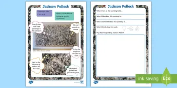 Jackson Pollock Art • Twinkl.ca