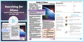 Searching for Aliens - Twinkl NewsRoom - Twinkl