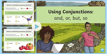 Coordinating Conjunctions Slides | twinkl.ca