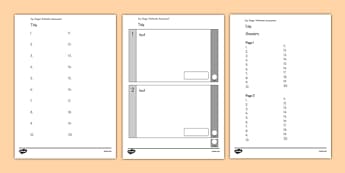 Year 1 Arithmetic - Maths Year 1 Primary Resources - Assessment T
