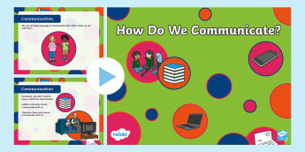 Ways we communicate - Grade 2 South Africa - Twinkl