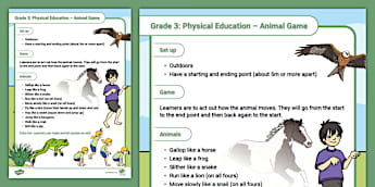 Physical Education - Life Skills - Grade 3 South Africa