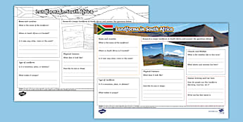 Physical Features of South Africa Grade 5 | Geography