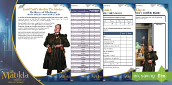 Matilda activities | Roald Dahl’s Matilda the Musical