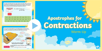 Contractions Resources | twinkl.co.uk