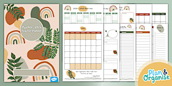 Muted Rainbows | Plan & Organise - Twinkl