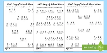 Place Value Worksheets | twinkl.com