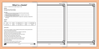 Literary Devices Worksheets | twinkl.com