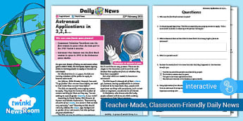 Astronaut Applications - Twinkl NewsRoom - Twinkl