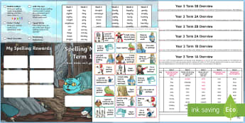 Spelling Menus - KS2 Spelling Tests | Lists - Twinkl