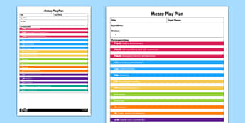 Activity Planner Templates - Class & Home Learning EYFS