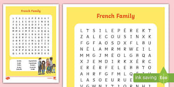 Home and Family | KS1 French - Twinkl