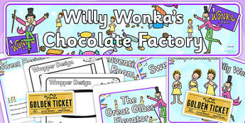 Willy Wonka's Chocolate Factory Role Play - Primary Resource