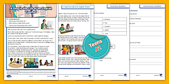 Teens A2 - Teens - ESL Resources | TEFL | ESL | Twinkl