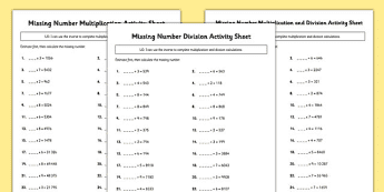 Division Worksheets | twinkl.com.au