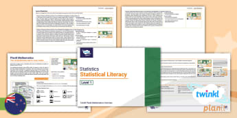 Statistical Literacy Statistics Teaching Resources - Level 1 Teaching
