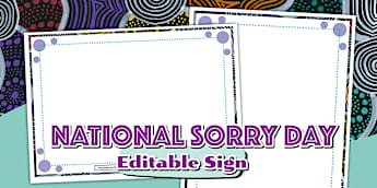 National Sorry Day EYLF Resources | Early Learning - Twinkl