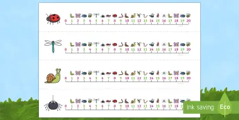 Counting Back Number Lines | twinkl.com.au