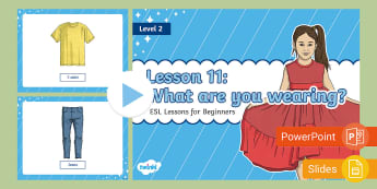 Level 2 | ESL Curriculum for Beginners | Resources - Twinkl