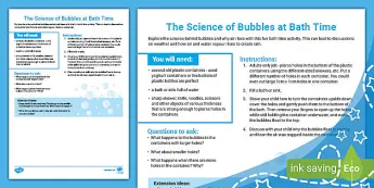 Bubbles Science Activities | twinkl.com.au