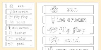 Summer Handwriting Worksheets | twinkl.com.au