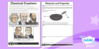 Properties and Changes of Materials - Year 5 Science Resources