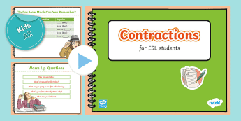Contractions Resources | twinkl.co.uk
