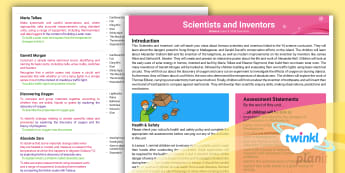 Science Year 4 Curriculum | Scientists And Inventors