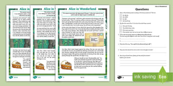 Alice in Wonderland Activities - KS2 Resources - Twinkl
