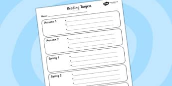 Reading Targets - KS1 English Primary Resources - Twinkl
