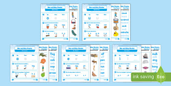 Phonemic Awareness & Phonics Worksheets | Prekindergarten
