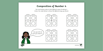 Interlocking Cubes Worksheets | twinkl.com.au