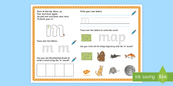 'M' Sound Phonics Resources | twinkl.co.uk
