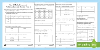 Free Printable Year 5 Maths Worksheets | Maths | Twinkl